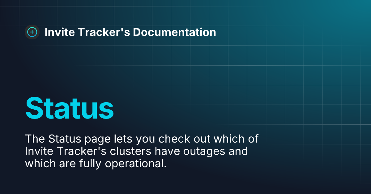 Status | Invite Tracker's Documentation